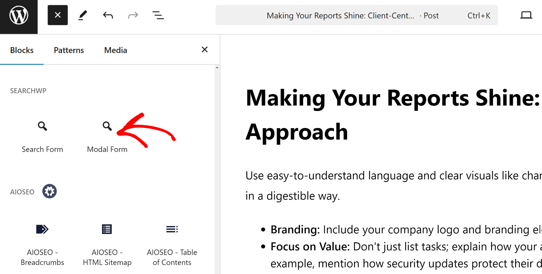 How To Add A Modal Search Form In Wordpress No Coding 