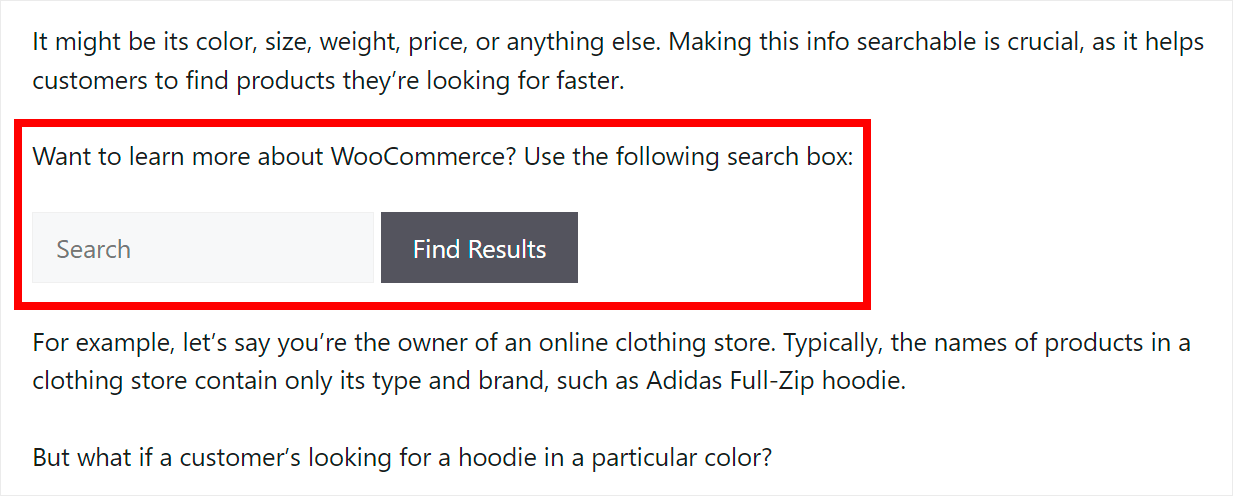 How To Add Search Box To WordPress Post With A Shortcode Step By Step 