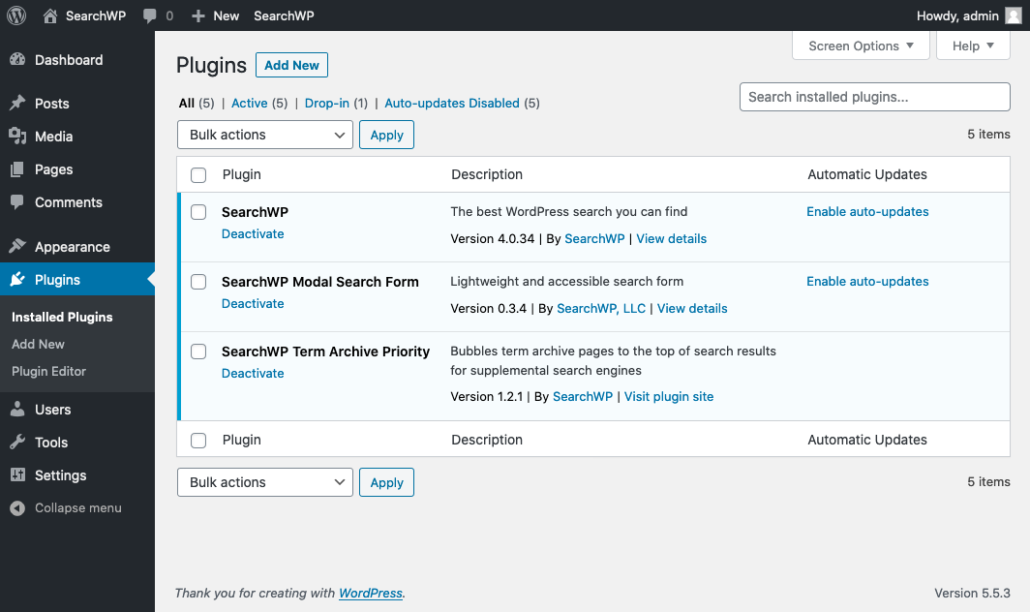 Integrating Modal Search Form And Term Archive Priority Searchwp